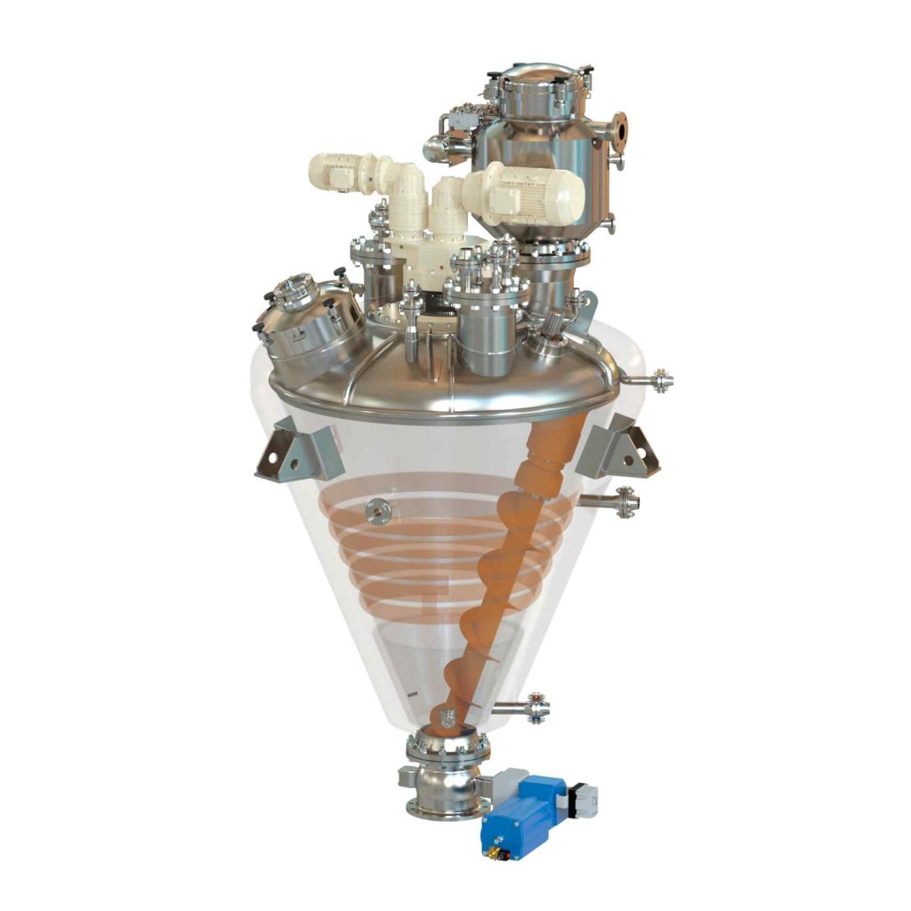 Vertical Conical Screw Vacuum Dryer | BACHILLER